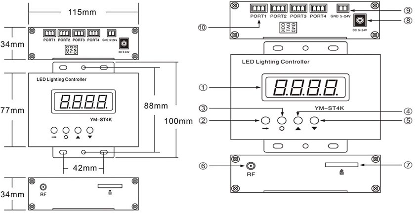 DMX512 LED Lighting Controller - Controller - Accessory - iPixel LED