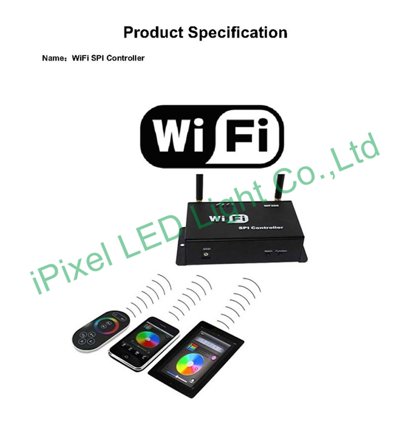 WF300-Wifi-SPI controller - Controller - Others - iPixel LED