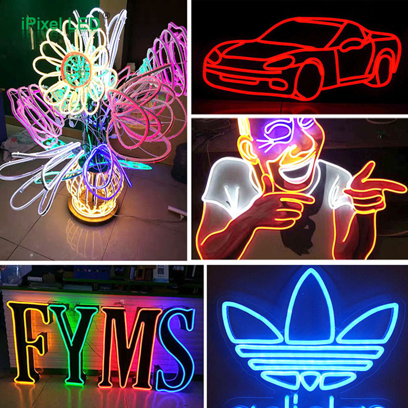 12*22mm Pixel RGB Side View LED Neon strip DC12V/DC24V - Side View ...