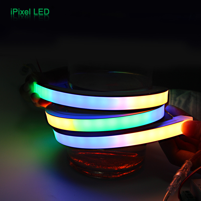 16X16mm top view DMX RGBW led neon strip DC24V - Top View - LED Neon ...