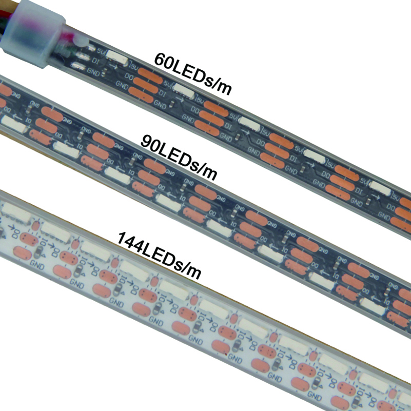 RGBW SK6812 Side Emitting Addressable LED Strip - Custom LED Strip ...