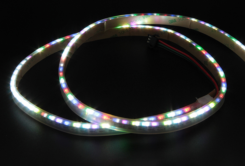 RGBW SK6812 Side Emitting Addressable LED Strip - Custom LED Strip ...