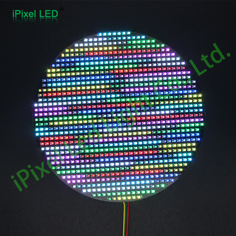 φ178mm SK6805 RGB addressable panel - Custom Matrix - Custom LED ...
