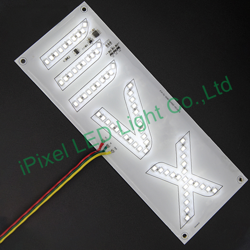 200x75mm single color rigid panel - Custom Matrix - Custom LED - iPixel LED