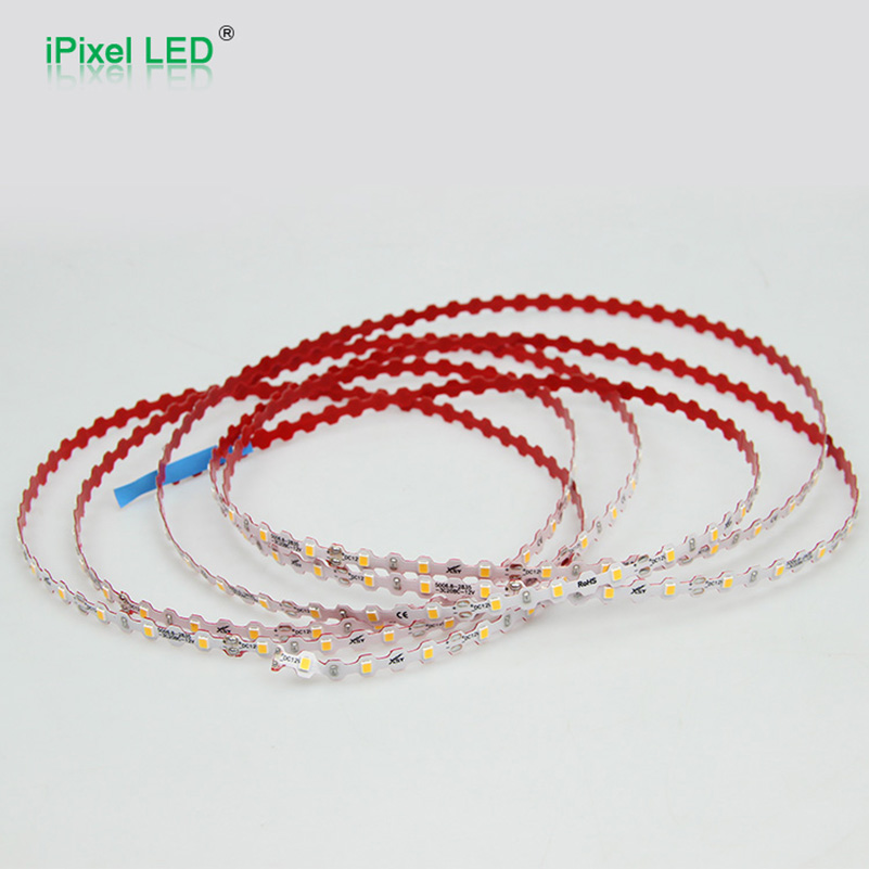 S Shape 7mm 2835 static color LED strip 60LEDs/m DC12V - One Color ...